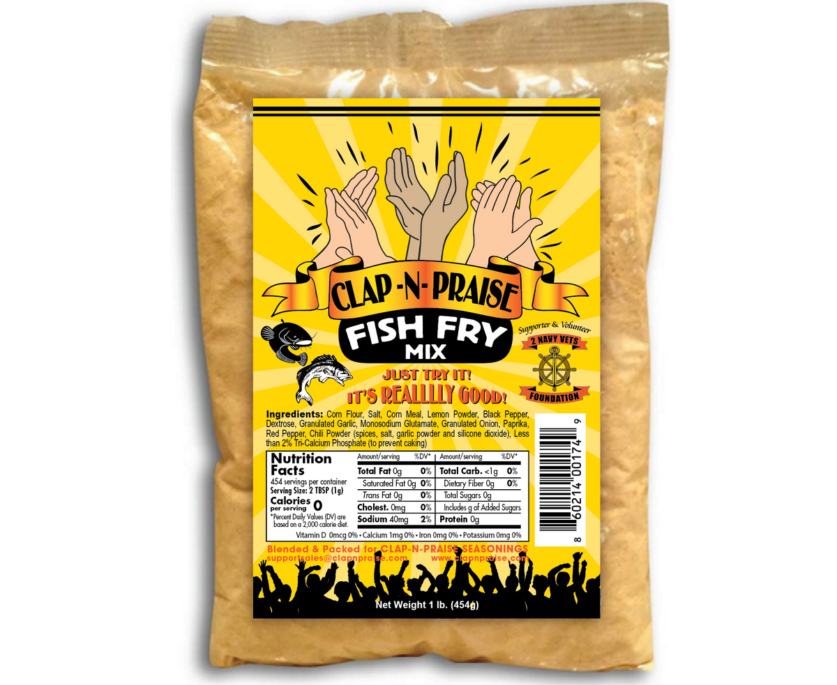 Fish Fry Mix* – Clap N Praise Food Seasonings & Products