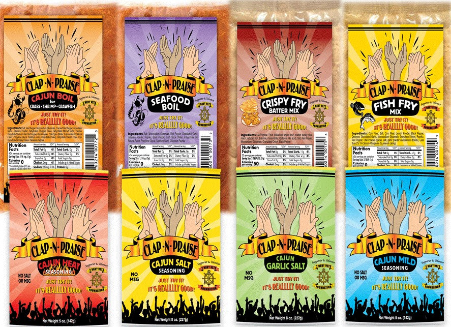 Cajun Sampler Gift Set – Clap N Praise Food Seasonings & Products